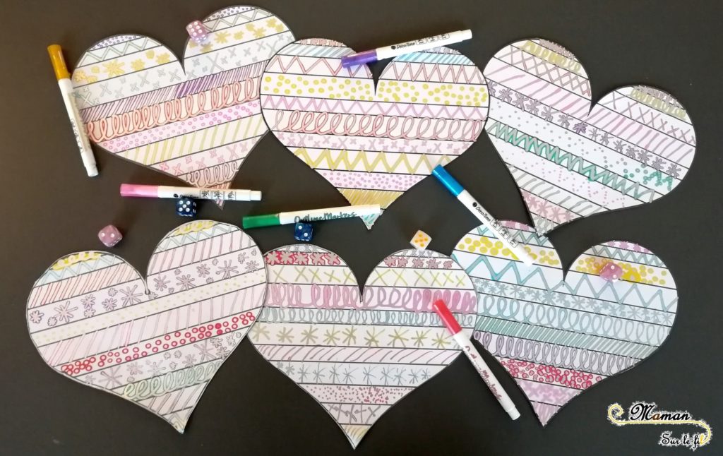 Jeu Graphique de la Saint-Valentin {Activité} - Maman Sur Le Fil