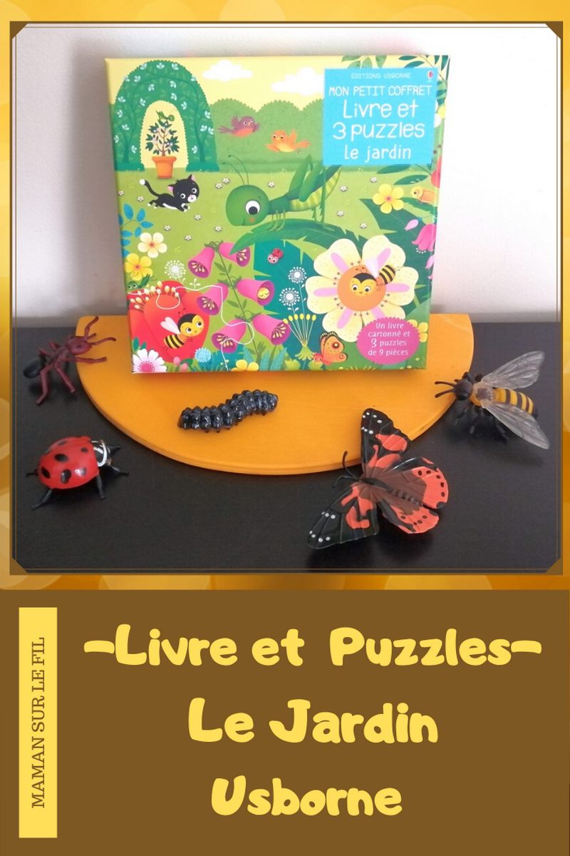 Livre et Puzzles - Le Jardin - Usborne {Jeu} - Maman Sur Le Fil