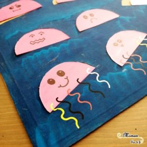 Puzzle Méduses en Carton {RV Sur Le Fil} - Maman Sur Le Fil