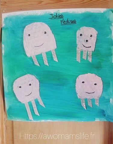 Puzzle Méduses en Carton {RV Sur Le Fil} - Maman Sur Le Fil