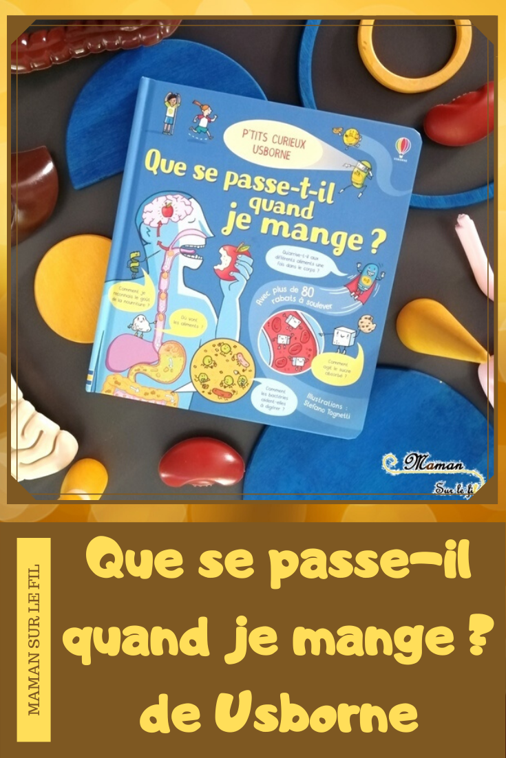 Que se passe-t-il quand je mange ? - Usborne {Lecture} - Maman Sur Le Fil