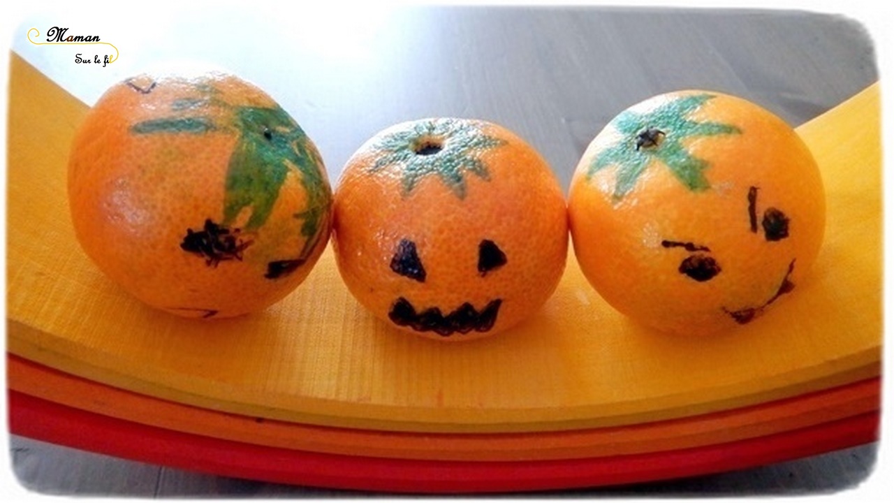 Nos mini citrouilles d'Halloween {Activité} - Maman Sur Le Fil