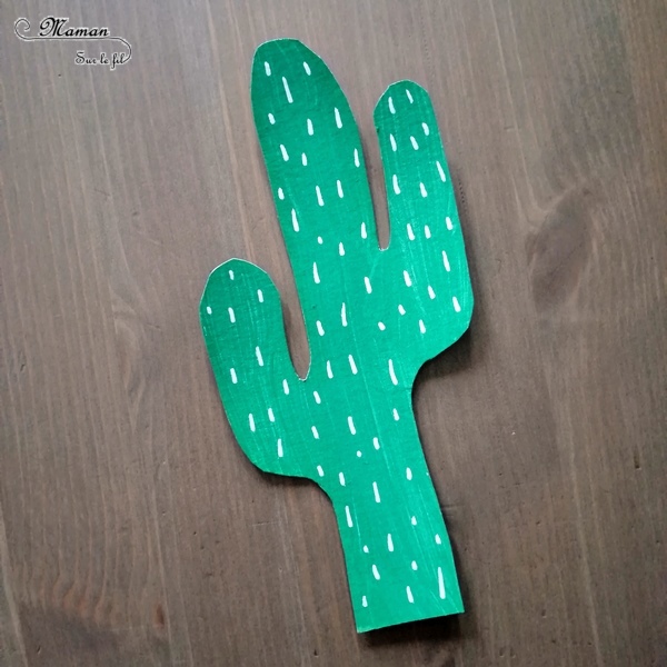 Cactus en carton dans des pots décorés {Activité} - Maman Sur Le Fil
