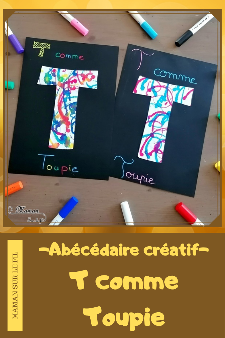 T comme... Totem, Toupie et Tampon {Abécédaire Créatif} - Maman Sur Le Fil