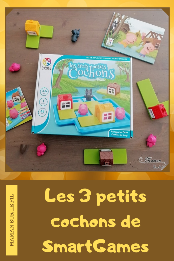 Les Trois Petits Cochons de Smartgames {Jeu} - Maman Sur Le Fil
