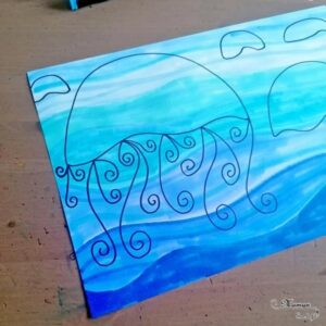Méduses graphiques façon Art Thérapie {Activité} - Maman Sur Le Fil