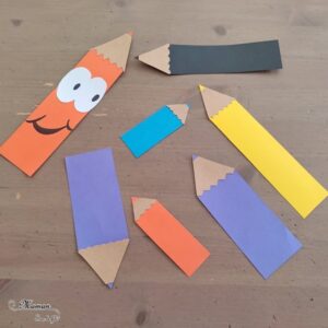 Marque-Pages Crayons Rigolos {Activité} - Maman Sur Le Fil