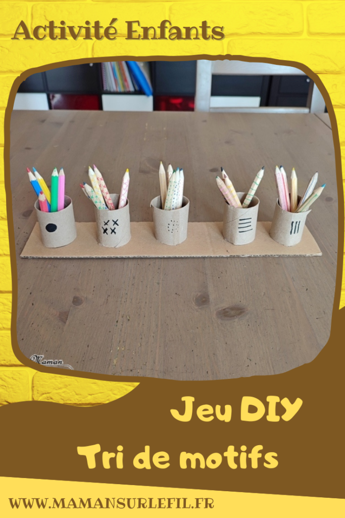 Jeu DIY 3 en 1 avec des crayons {Activité} - Maman Sur Le Fil