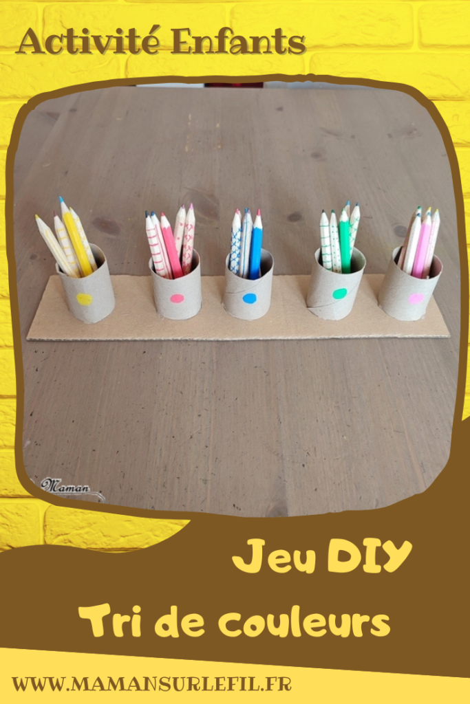 Jeu DIY 3 en 1 avec des crayons {Activité} - Maman Sur Le Fil