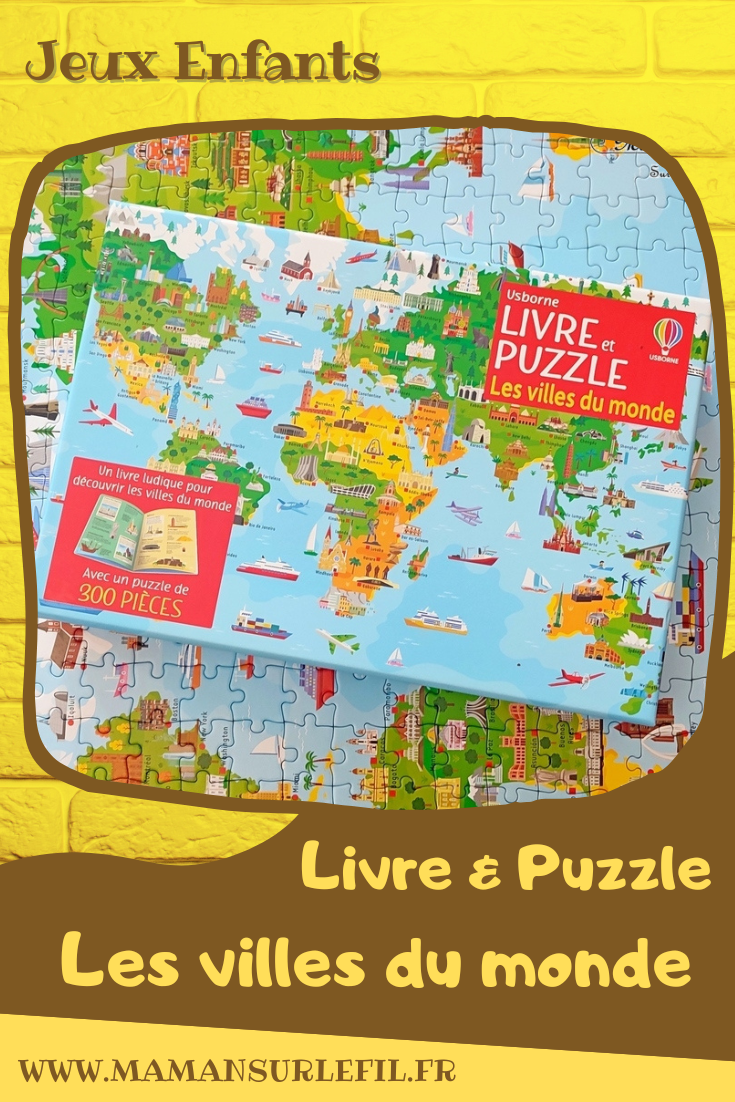Livre et Puzzle - Les villes du monde {Jeu} - Maman Sur Le Fil