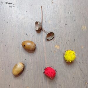 Glands colorés avec des pompons {Activité} - Maman Sur Le Fil