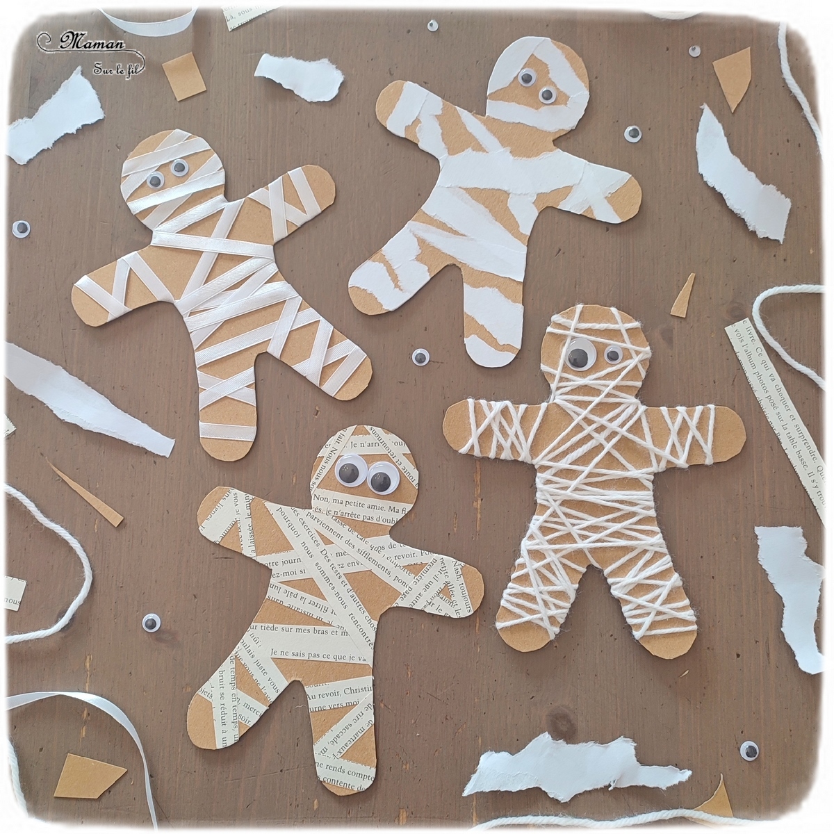 Momies en carton en 4 façons {Activité} - Maman Sur Le Fil