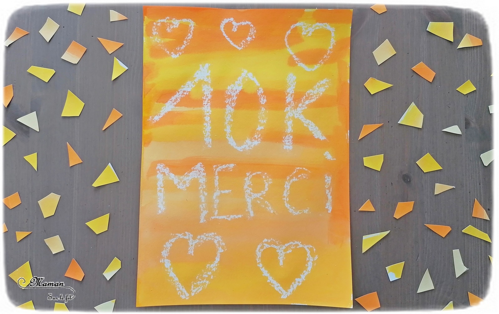Merci en message secret {Activité} - Maman Sur Le Fil