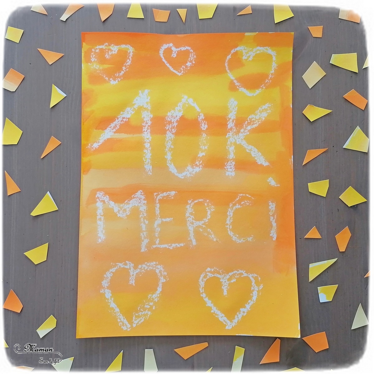 Merci en message secret {Activité} - Maman Sur Le Fil