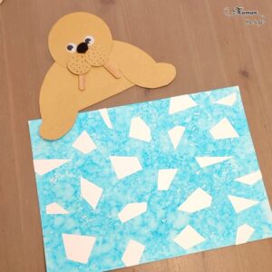 Morse en récup' sur banquise encrée {Activité} - Maman Sur Le Fil