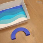 Banquise en dégradé et en relief {Activité} - Maman Sur Le Fil