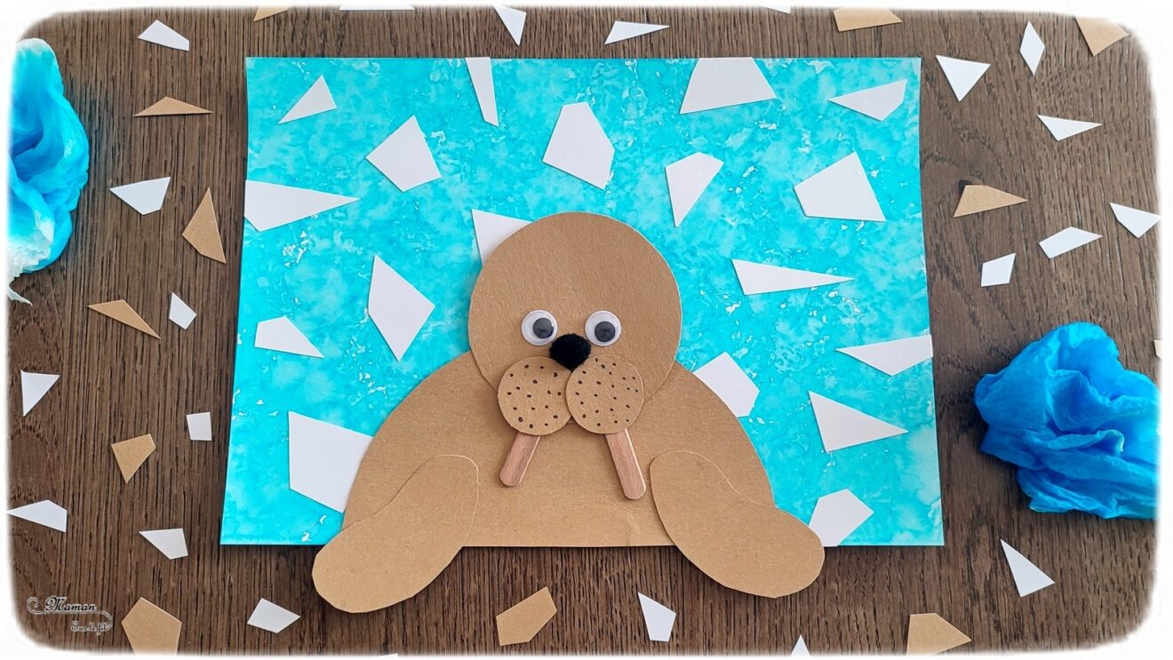 Morse en récup' sur banquise encrée {Activité} - Maman Sur Le Fil