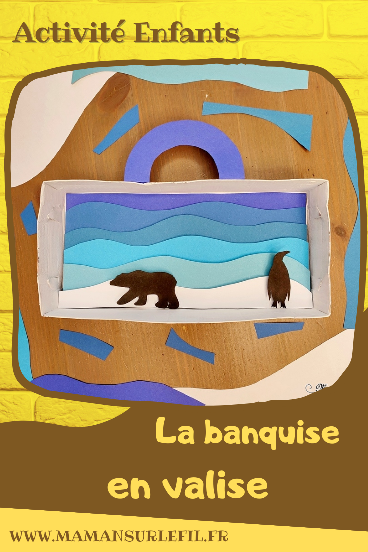 Banquise en dégradé et en relief {Activité} - Maman Sur Le Fil