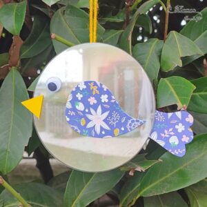 Fabriquer des oiseaux avec de vieux CD {Activité} - Maman Sur Le Fil
