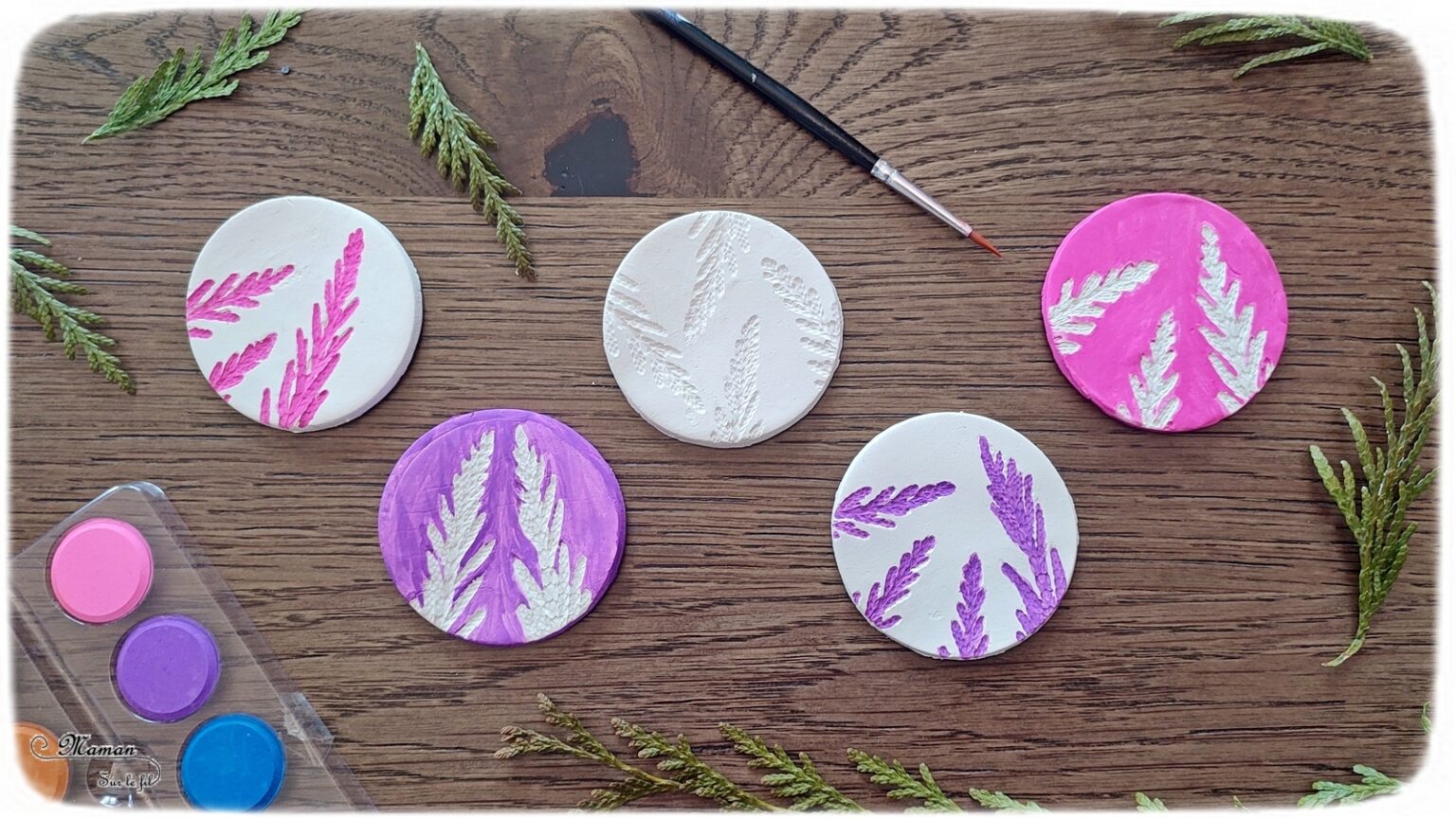 Décorations en pâte autodurcissante {Activité} - Maman Sur Le Fil