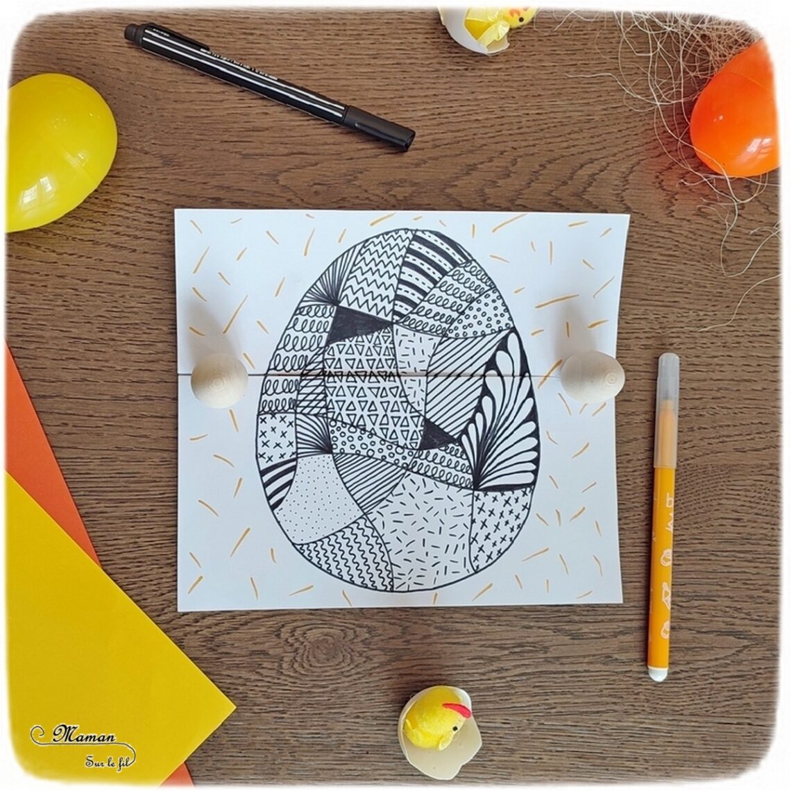 Oeuf surprise et son poussin {Activité} - Maman Sur Le Fil