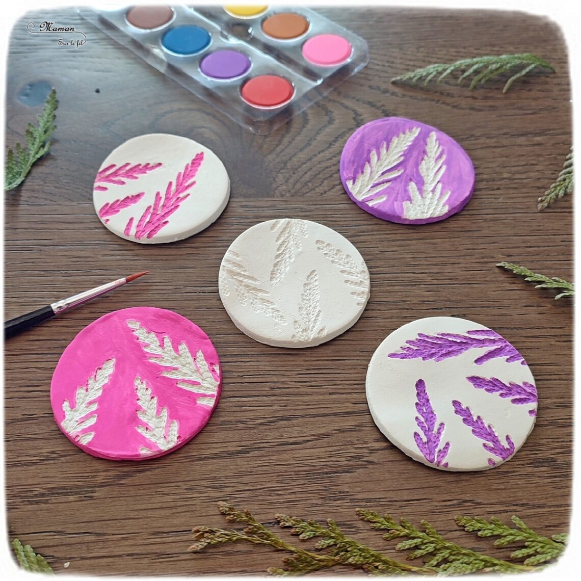 Décorations en pâte autodurcissante {Activité} - Maman Sur Le Fil