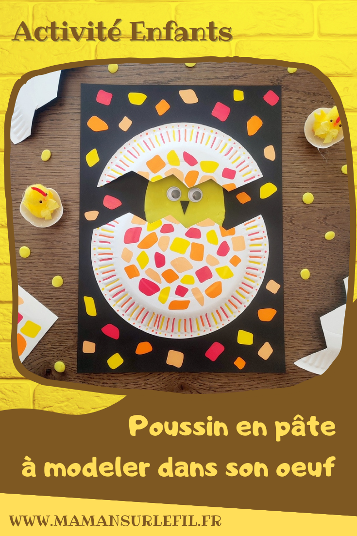Poussin en pâte à modeler dans son oeuf {Activité} - Maman Sur Le Fil