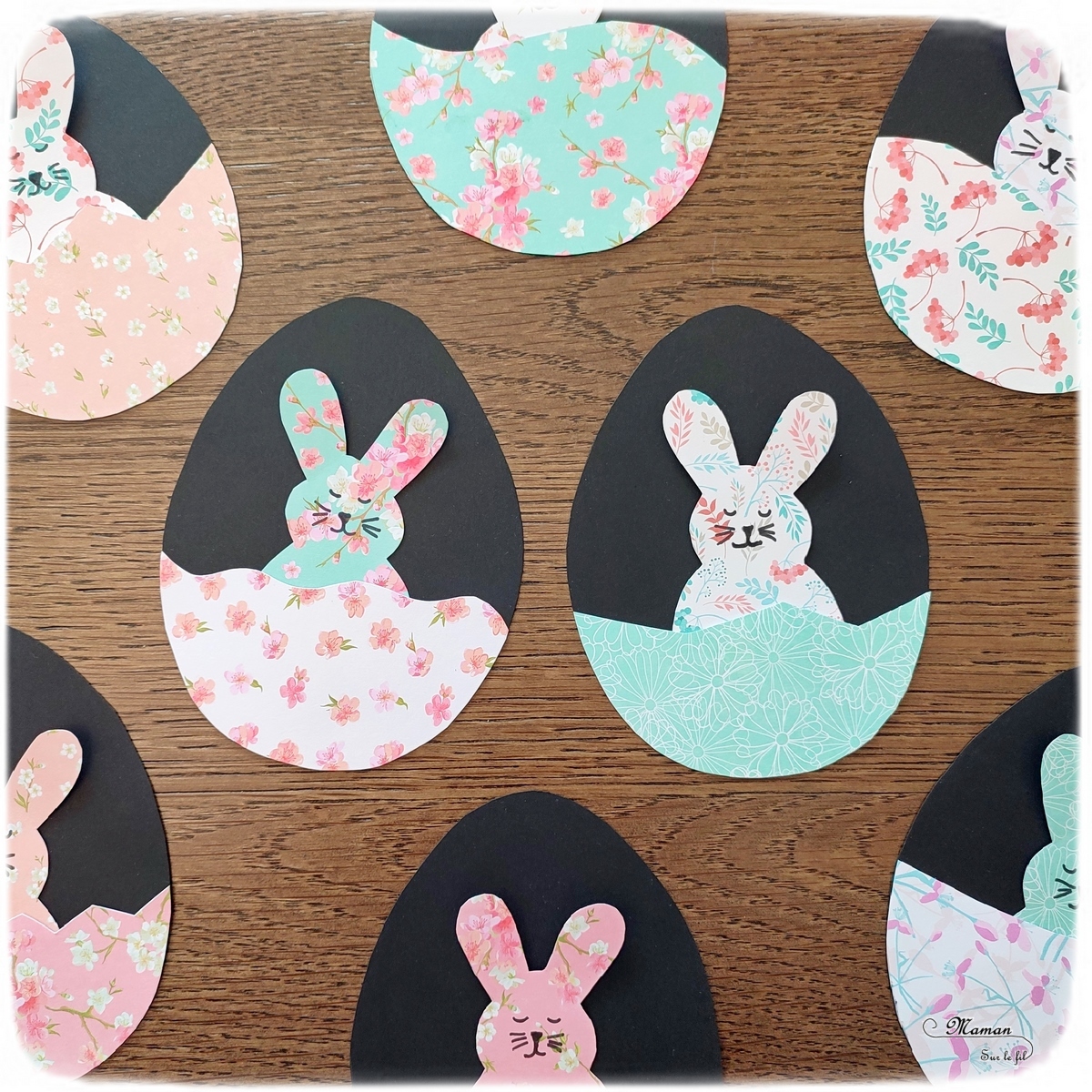 Jeu des petits lapins de Pâques {Activité} - Maman Sur Le Fil