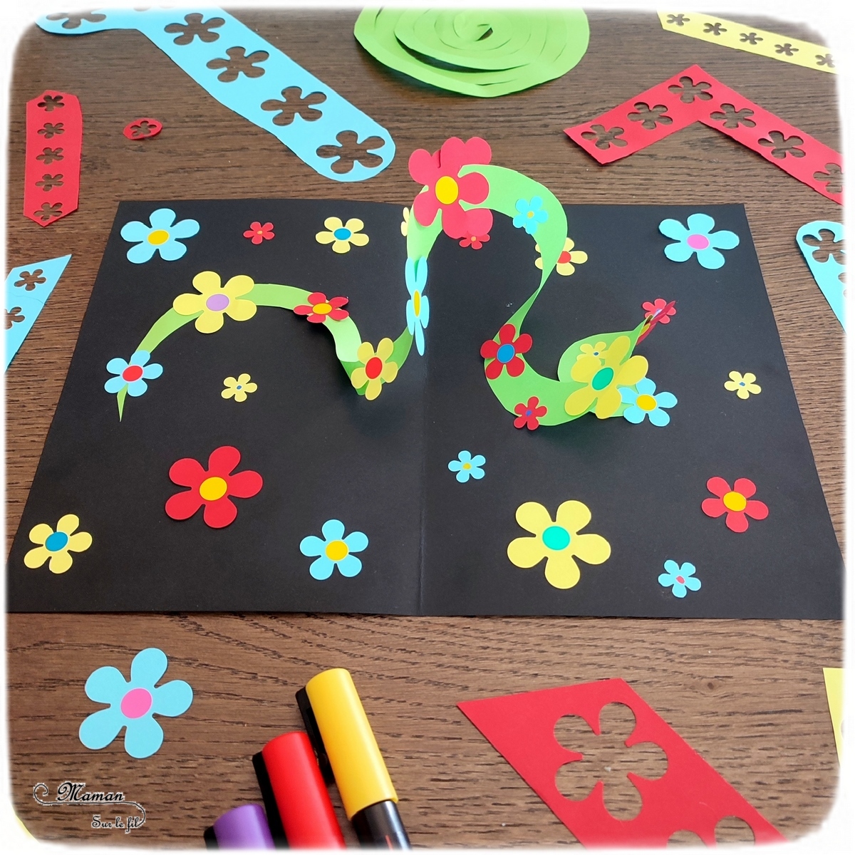 Carte Fleurs surprise {Activité} - Maman Sur Le Fil