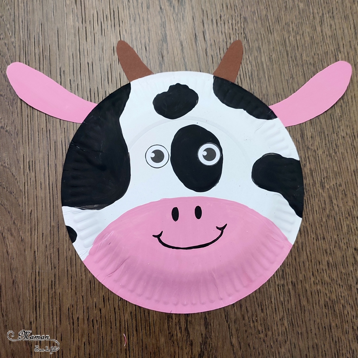 Animaux de la ferme avec des assiettes en carton {Activité} - Maman Sur ...