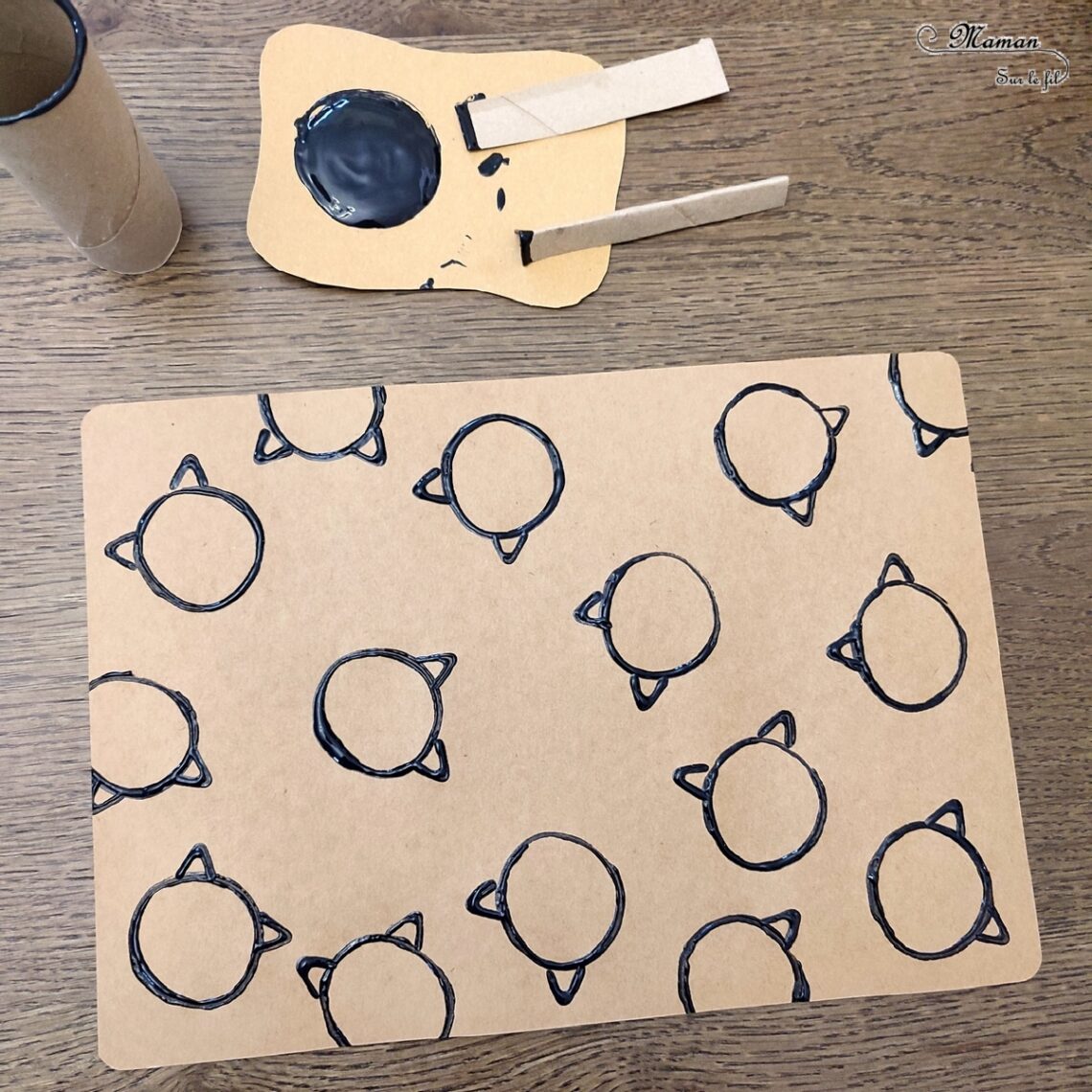 Peindre des chats avec des rouleaux de papier toilette {Activité ...