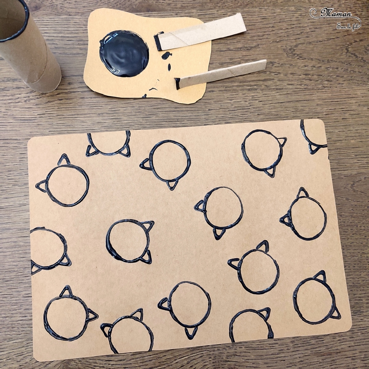 Peindre des chats avec des rouleaux de papier toilette {Activité ...