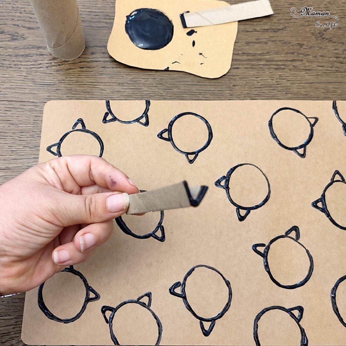 Peindre des chats avec des rouleaux de papier toilette {Activité ...
