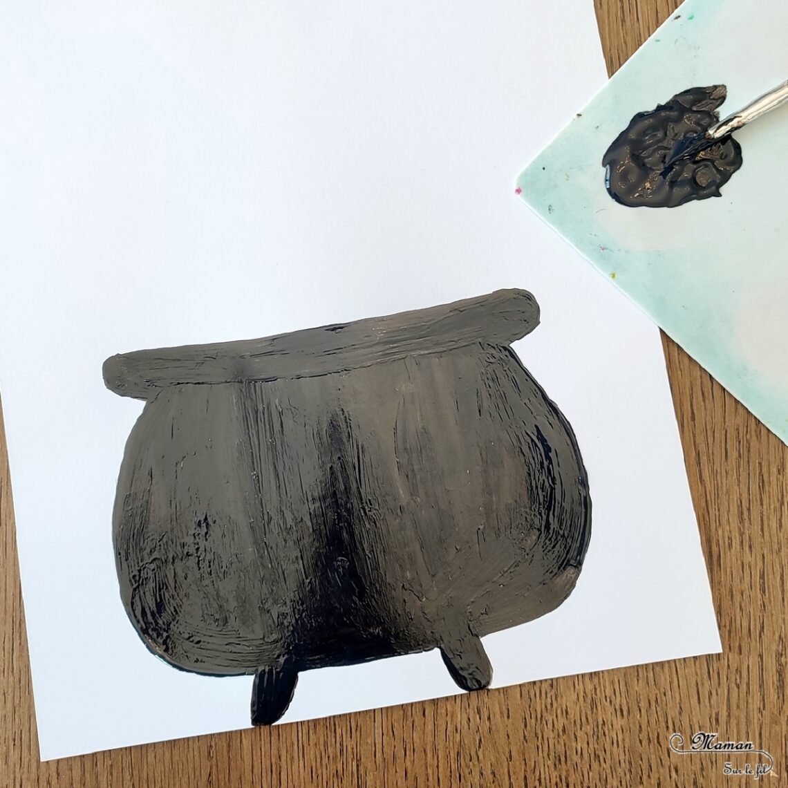 Fantômes qui sortent du chaudron {Activité} - Maman Sur Le Fil