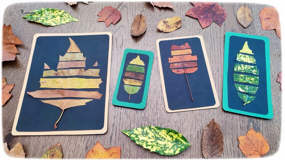 Tableaux méli-mélo Feuilles d'automne {Activité} - Maman Sur Le Fil