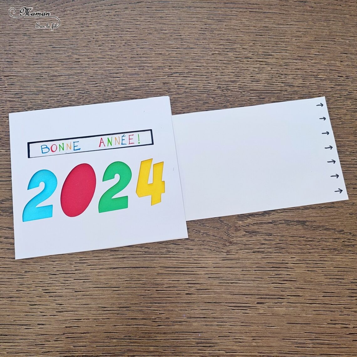 Carte Surprise pour la nouvelle année {Activité} - Maman Sur Le Fil
