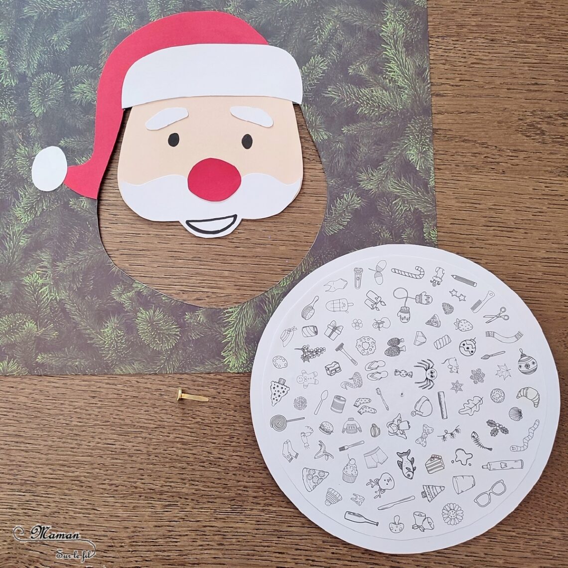 Cherche et Trouve dans la barbe du Père Noël - Jeu DIY {Activité ...