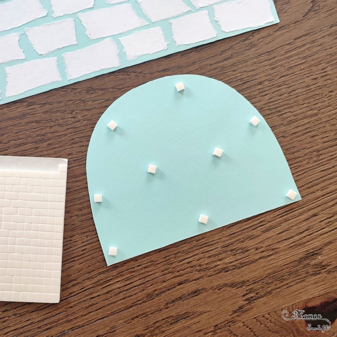 Igloo en papier déchiré {Activité} - Maman Sur Le Fil