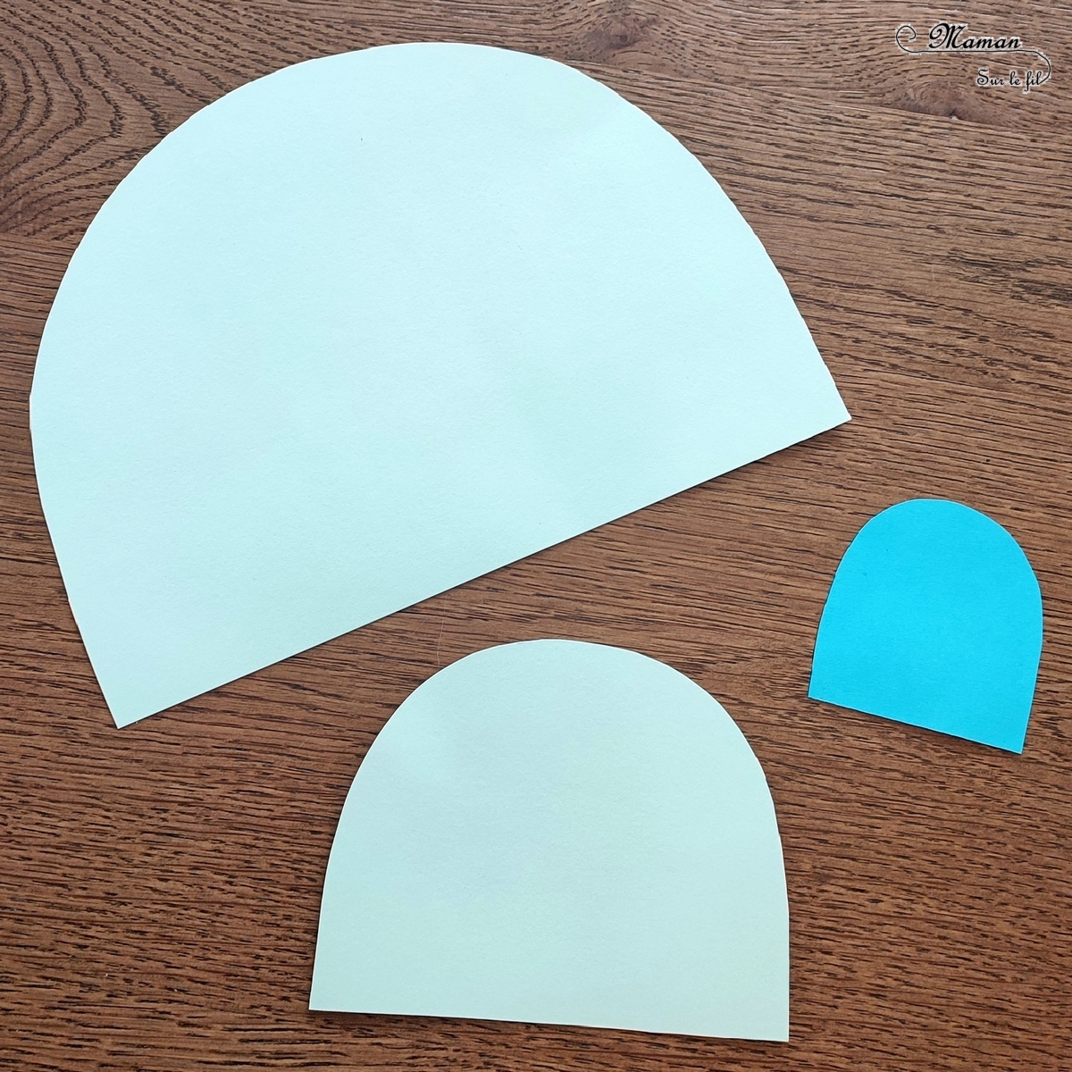 Igloo en papier déchiré {Activité} - Maman Sur Le Fil