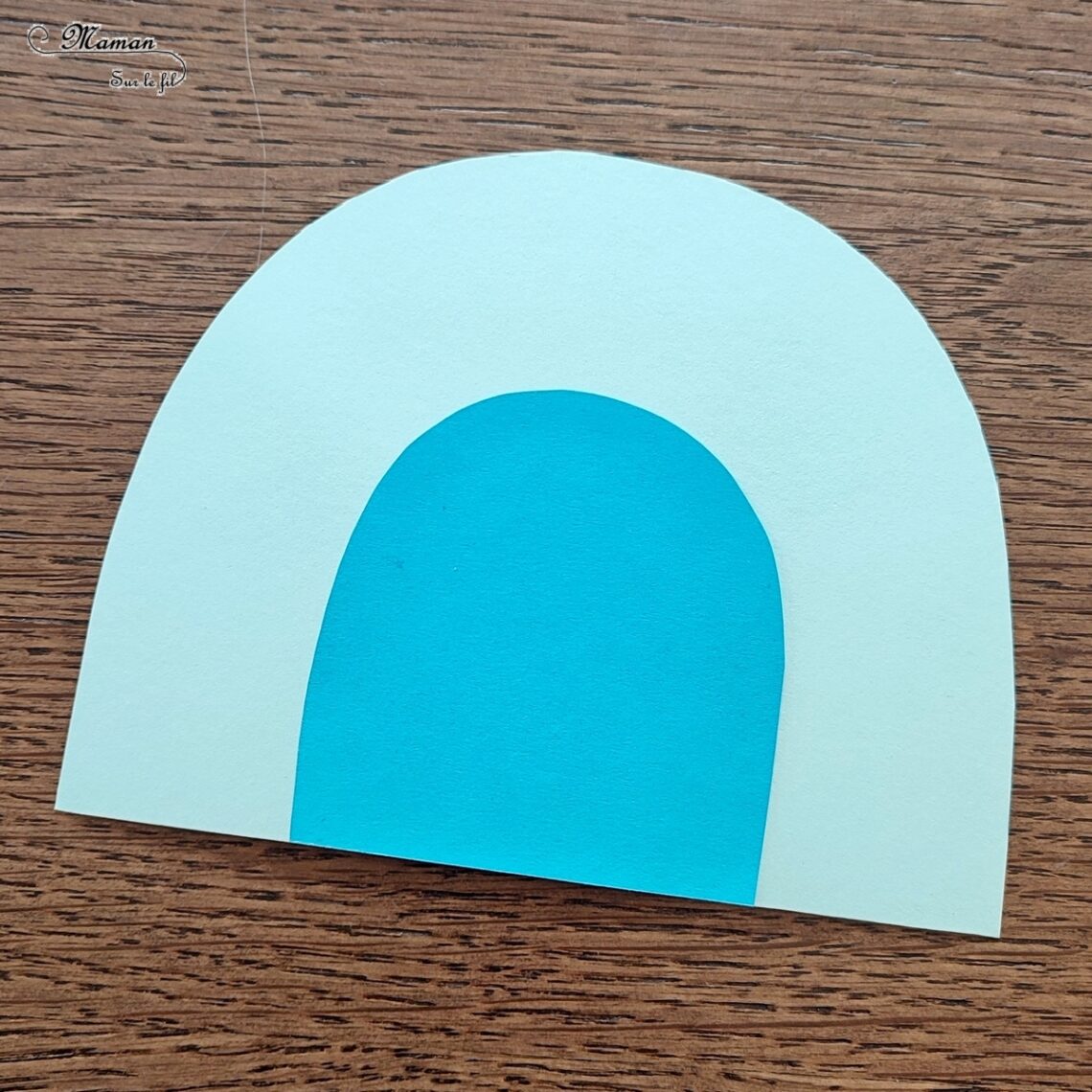 Igloo en papier déchiré {Activité} - Maman Sur Le Fil