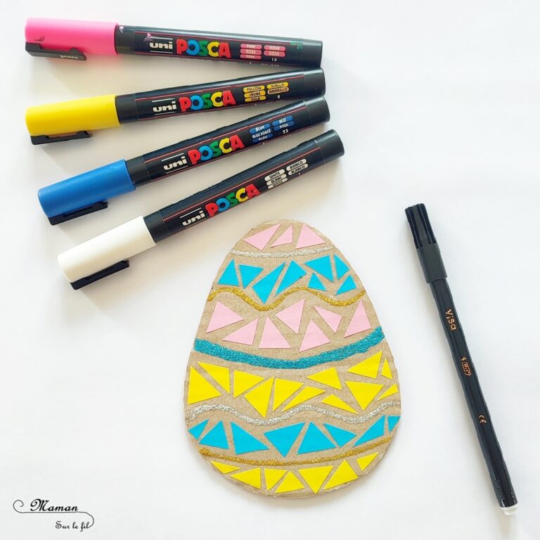 Lapin et son oeuf de Pâques en carton {Activité} - Maman Sur Le Fil