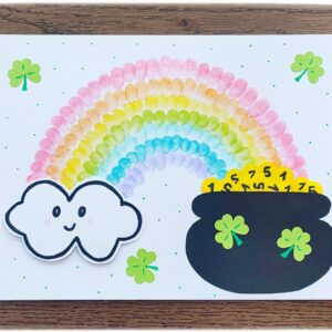 Trèfles de la Saint-Patrick en empreintes de doigts {Activité} - Maman ...