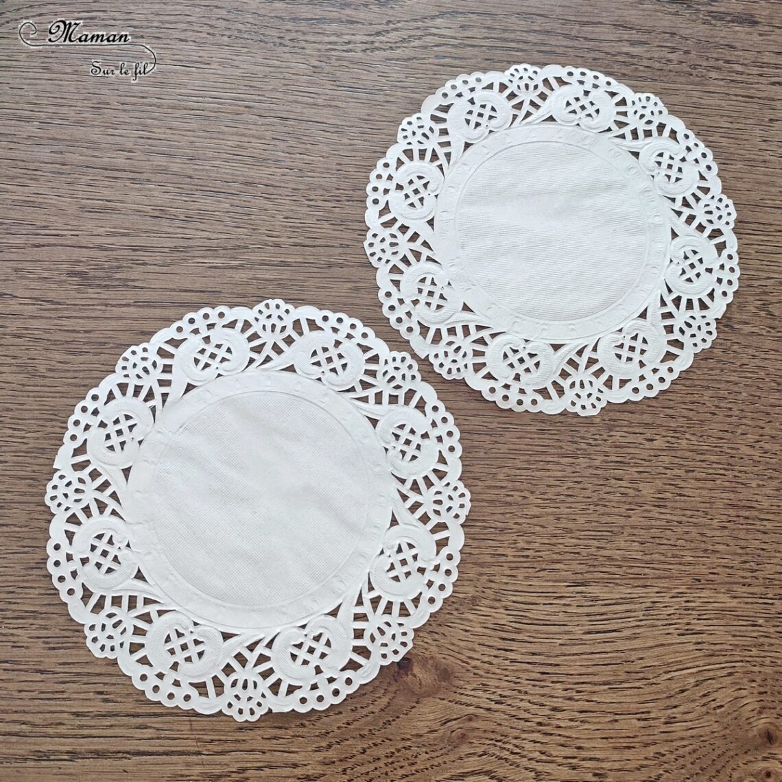 Fabriquer des papillons avec des napperons {Activité} - Maman Sur Le Fil