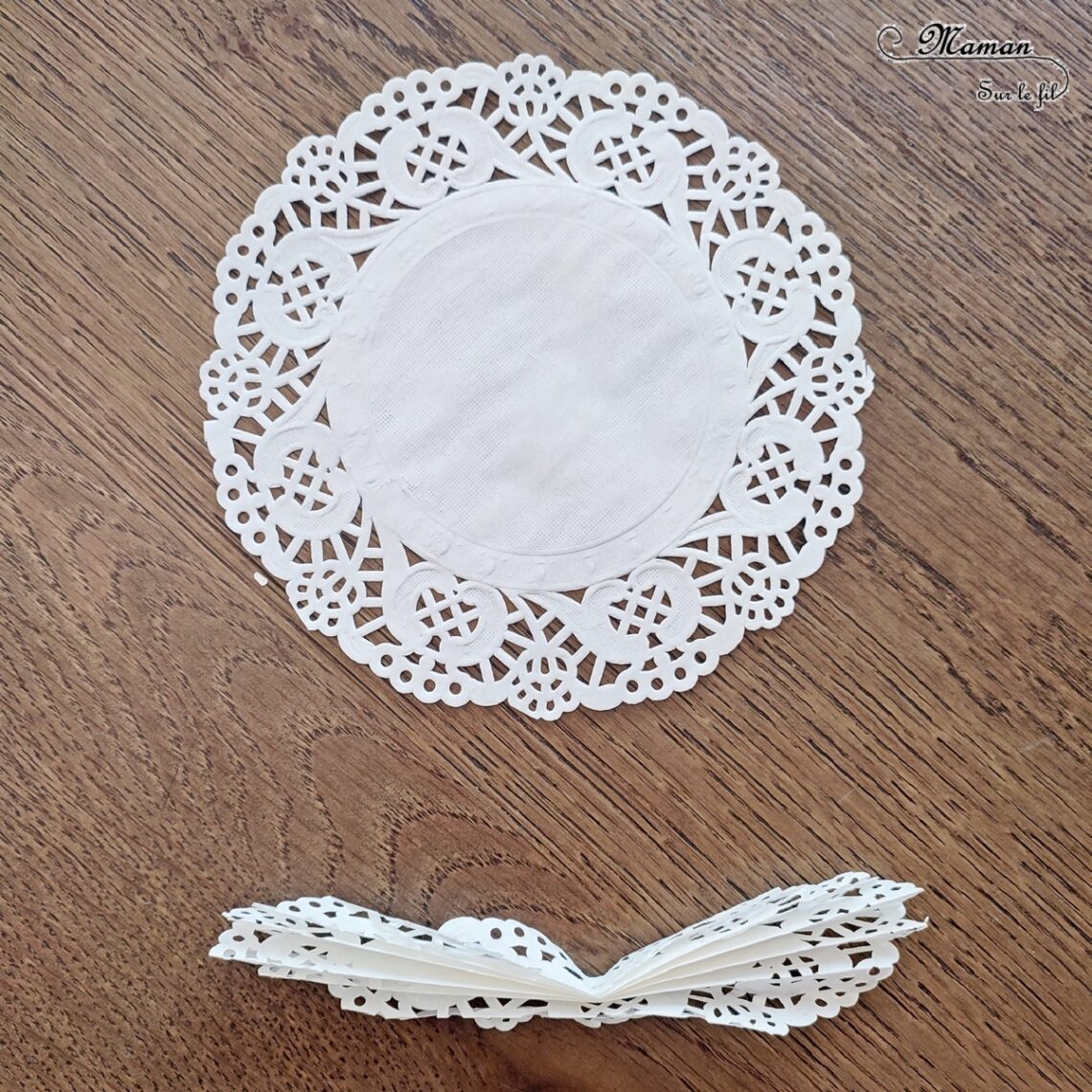 Fabriquer des papillons avec des napperons {Activité} - Maman Sur Le Fil