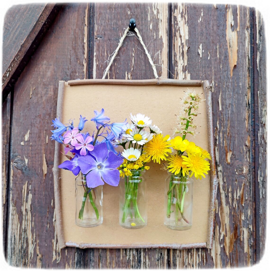 Tableau à fleurir en récup' {Activité} - Maman Sur Le Fil