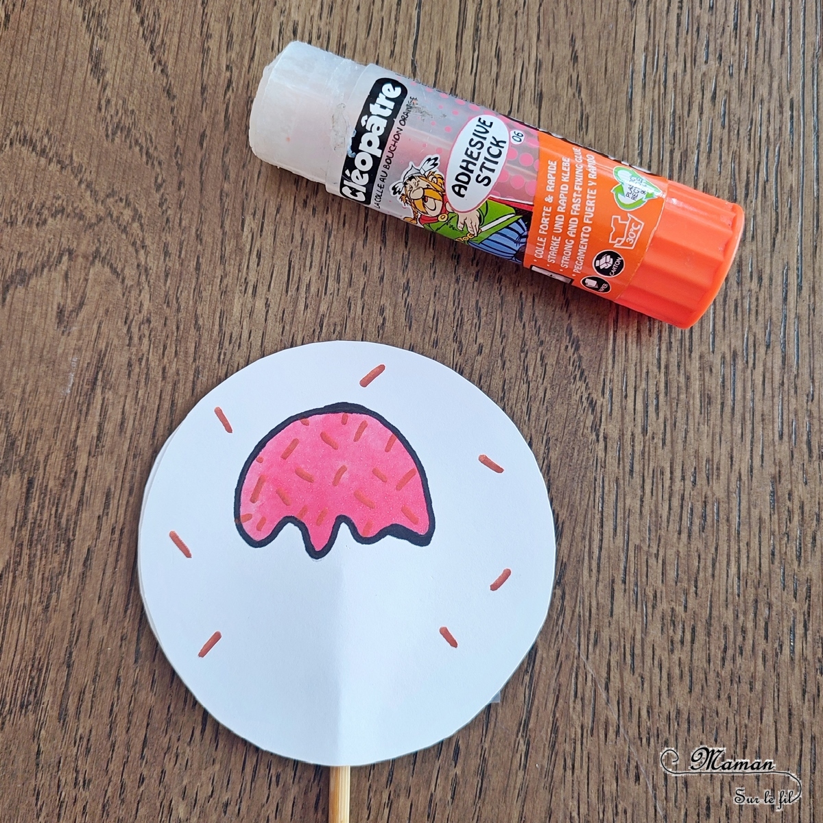 Thaumatropes gourmands {Activité} - Maman Sur Le Fil