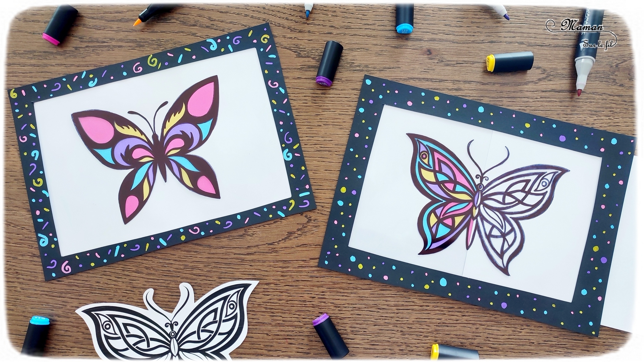 Coloriages De Papillons Simples Pour Les Enfants Dessin De Coloriage