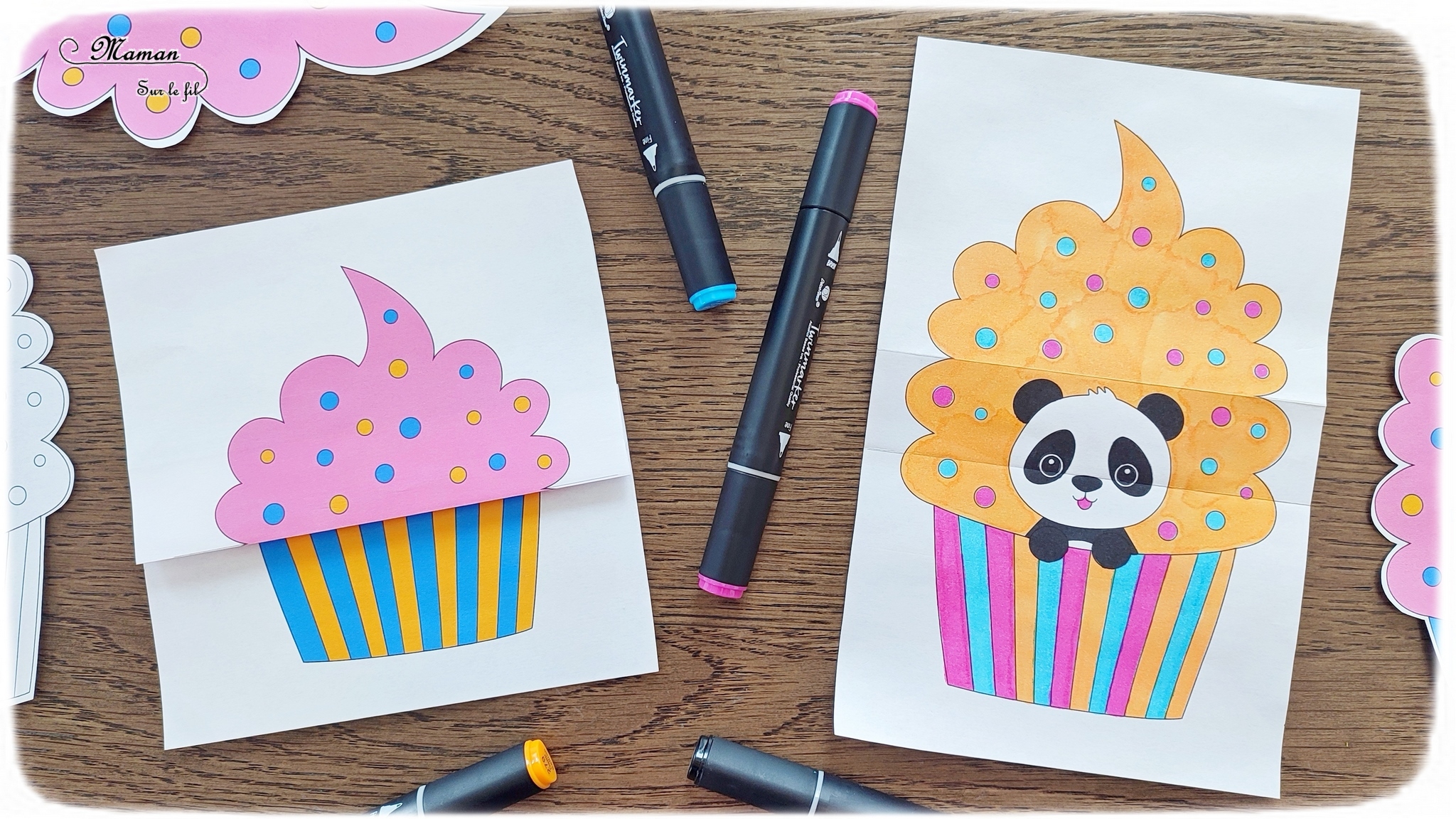 Cupcake et son panda caché {Activité} - Maman Sur Le Fil