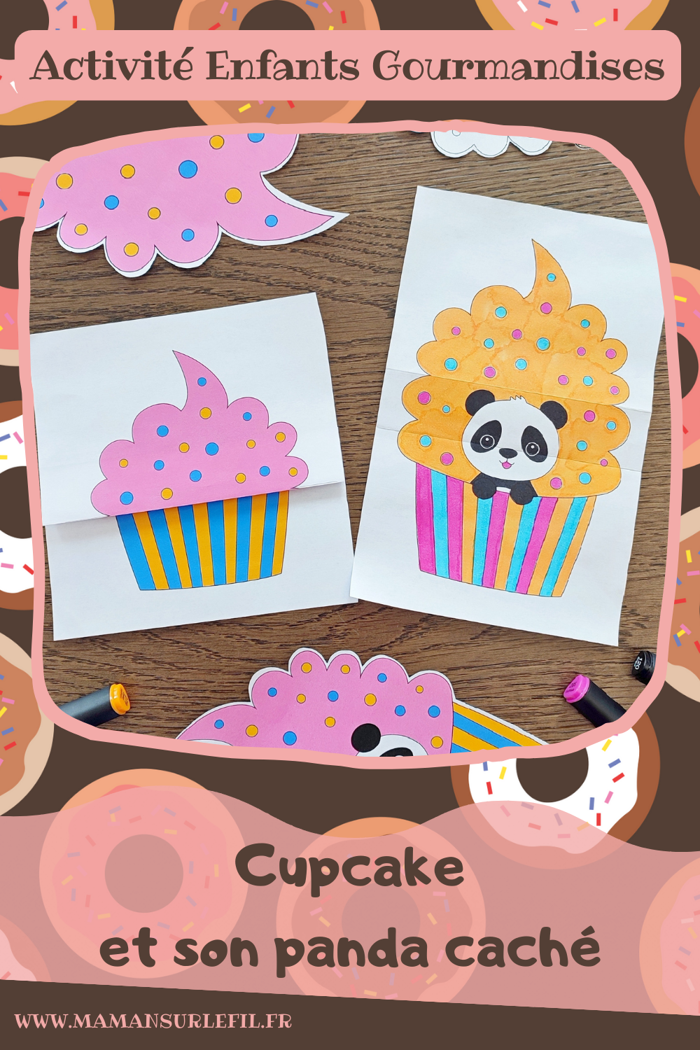 Cupcake et son panda caché {Activité} - Maman Sur Le Fil