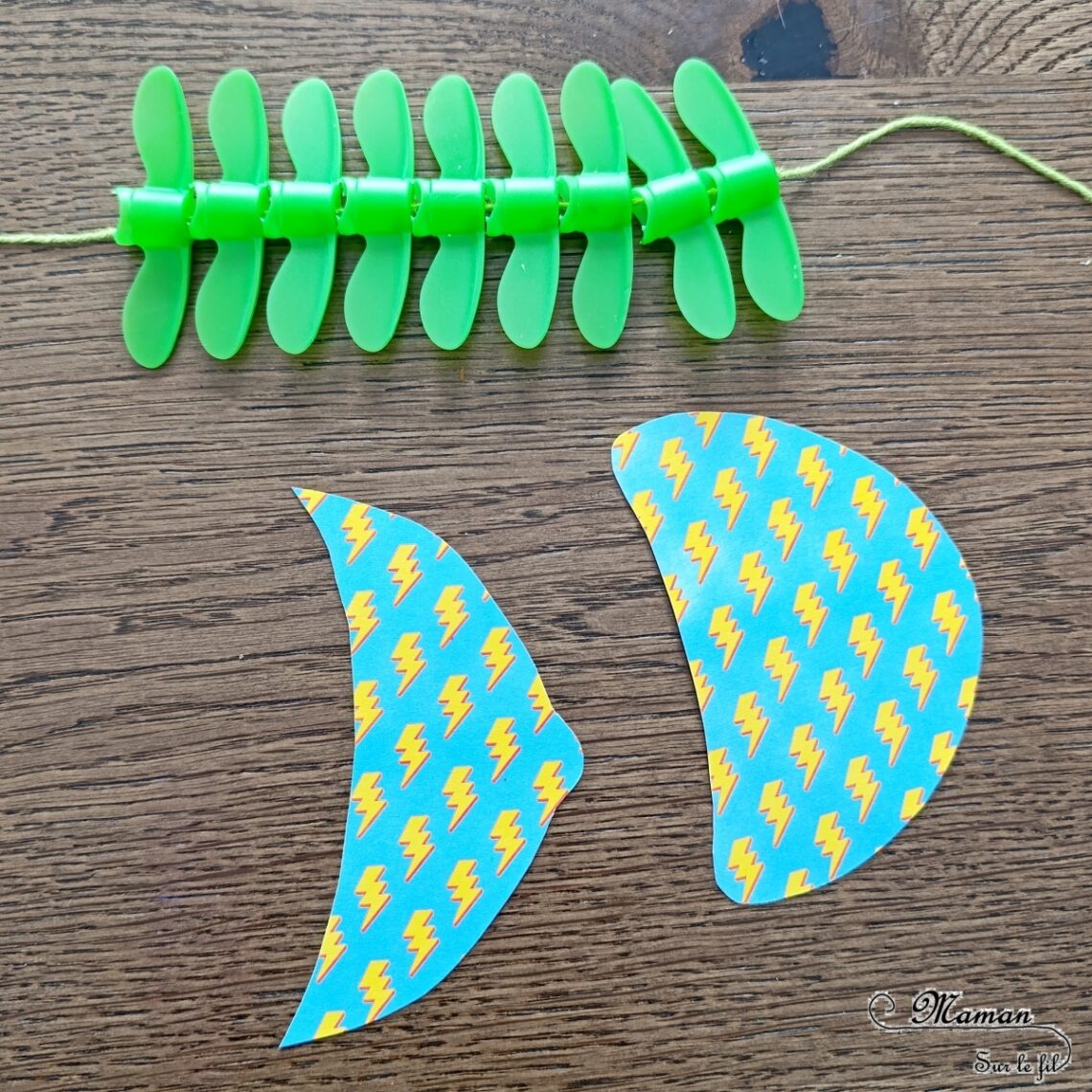 Poissons avec des bouchons de compote {Activité} - Maman Sur Le Fil